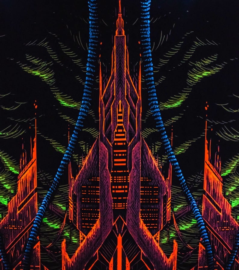 Cyber Temple Backdrop - GlobalSect
