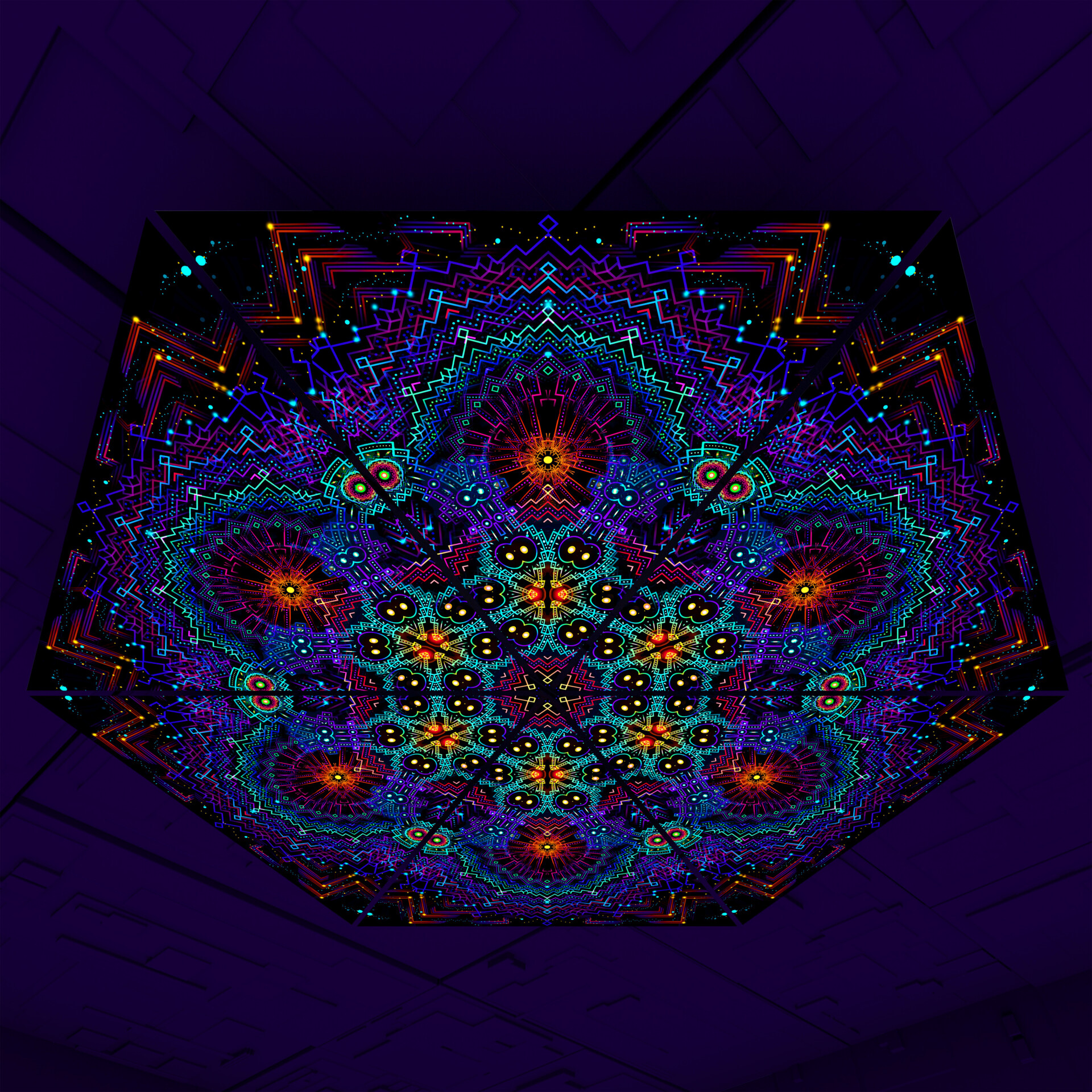 Katedra Triangle – TR02 – Psychedelic UV-Reactive Triangles Set ...